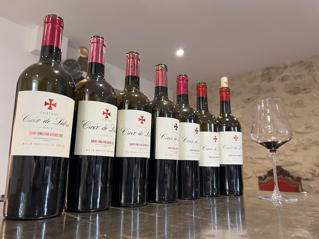 Verticale Château Croix de Labrie, Saint-Emilion G.C.C :2014-2022